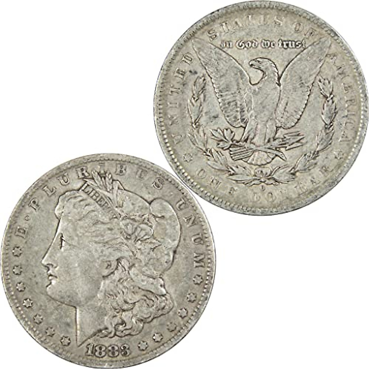 1883 O Morgan Dollar VF Very Fine 90% Silver $1 US Coin Collectible