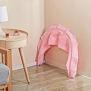 EDSONWADE Portable Mosquito Net for Baby 0-5 Years, Folding Crib Tent, High-density and Breathable Bassinet Cover Not Installation, Large Size Oval Crib Net to Keep Baby In