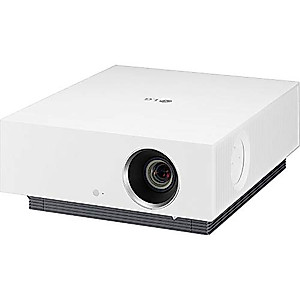 LG HU810PW 4K UHD CineBeam Smart Laser Projector with 300" Display Bundle with 120 inch Minolta 16:9 Indoor-Outdoor Screen