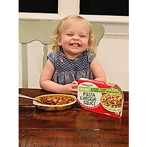 Sprout Organic Baby Food, Toddler Meals, Macaroni Pasta with Vegetarian Tomato Sauce, 5 Oz Bowl (8 Count)