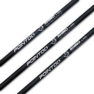 Pointdo 20inch Carbon Crossbow Bolts Crossbow Hunting Arrows with 4" Vanes and Replaced Arrowhead/Tip (12 Pack) (Green White)