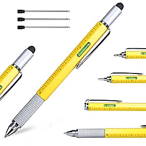 Stocking Stuffers for Men,Christmas Gifts Ideas for Dad Engineer Woodworkers Teachers Multitool Pen,Birthday Gifts for Dad, Husband, Grandpa, Dad Gifts from Daughter