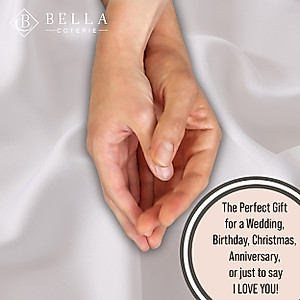 Bella Coterie Luxury King Bamboo Sheet Set | Organically Grown | Ultra Soft | Cooling for Hot Sleepers | 18" Deep Pocket | Viscose Made from Bamboo [White]