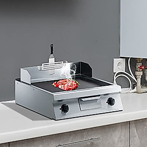 TOYMIS Spatula Holder for Blackstone Griddle, Stainless Steel Griddle Spatula Holder Clip Accessories Silver BBQ Spatula Rack Compatible with Camp Chef Royal Gourmet and Other Griddles(1 Piece)