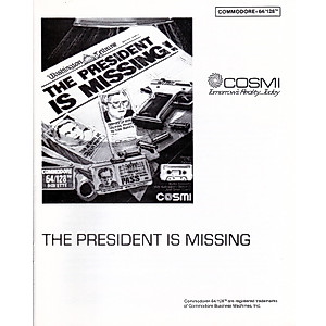 The President is Missing - Commodore 64