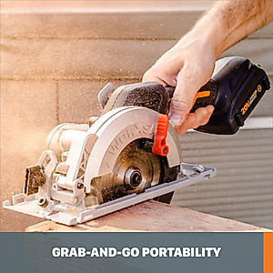 Worx WX531L.9 20V Power Share WORXSAW 4.5" Cordless Compact Circular Saw (Tool Only)