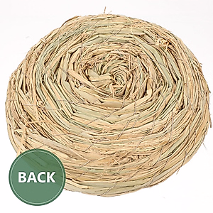 Didiseaon Woven Bird Nest Pigeon Nest Bird Nests for Crafts Parrot Bed Hut Bird Grass Hut Nest Birdcage Ornament Birds Nest Adornment Birds Nests Decorations Decorative Grass Straw