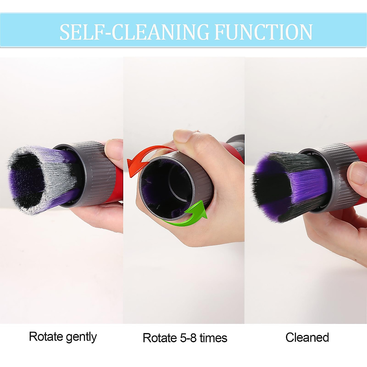 Charlux Traceless Scratch-Free Dusting Brush Hose for Dyson V7 V8 V10 V11 V12 V15 Gen5 Cordless Vacuum Cleaner Dust Removal Soft Brush Hose Attachments Accessories for Dyson Vacuum