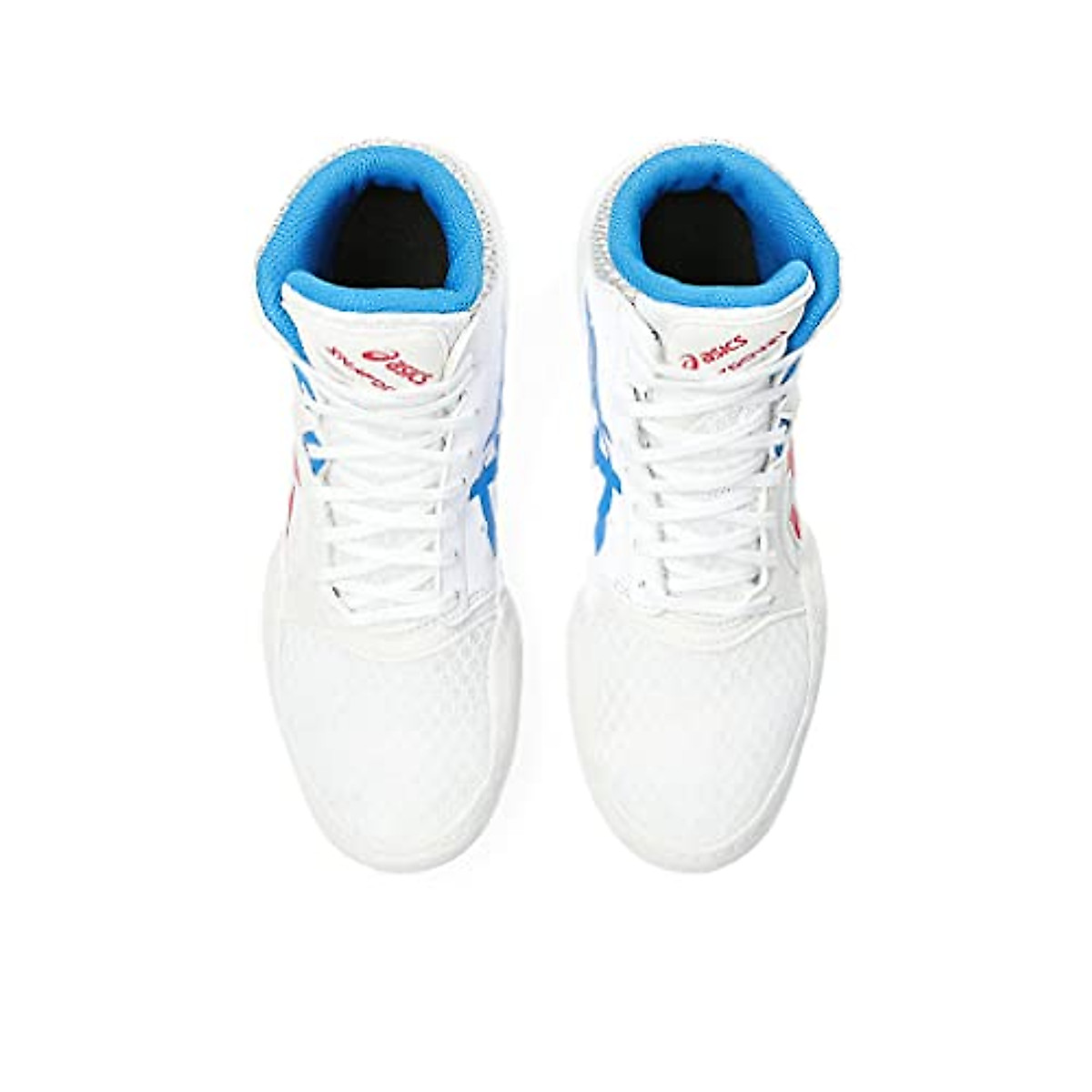 ASICS Kid's Snapdown 3 Grade School Wrestling Shoes, 2, White/Classic RED