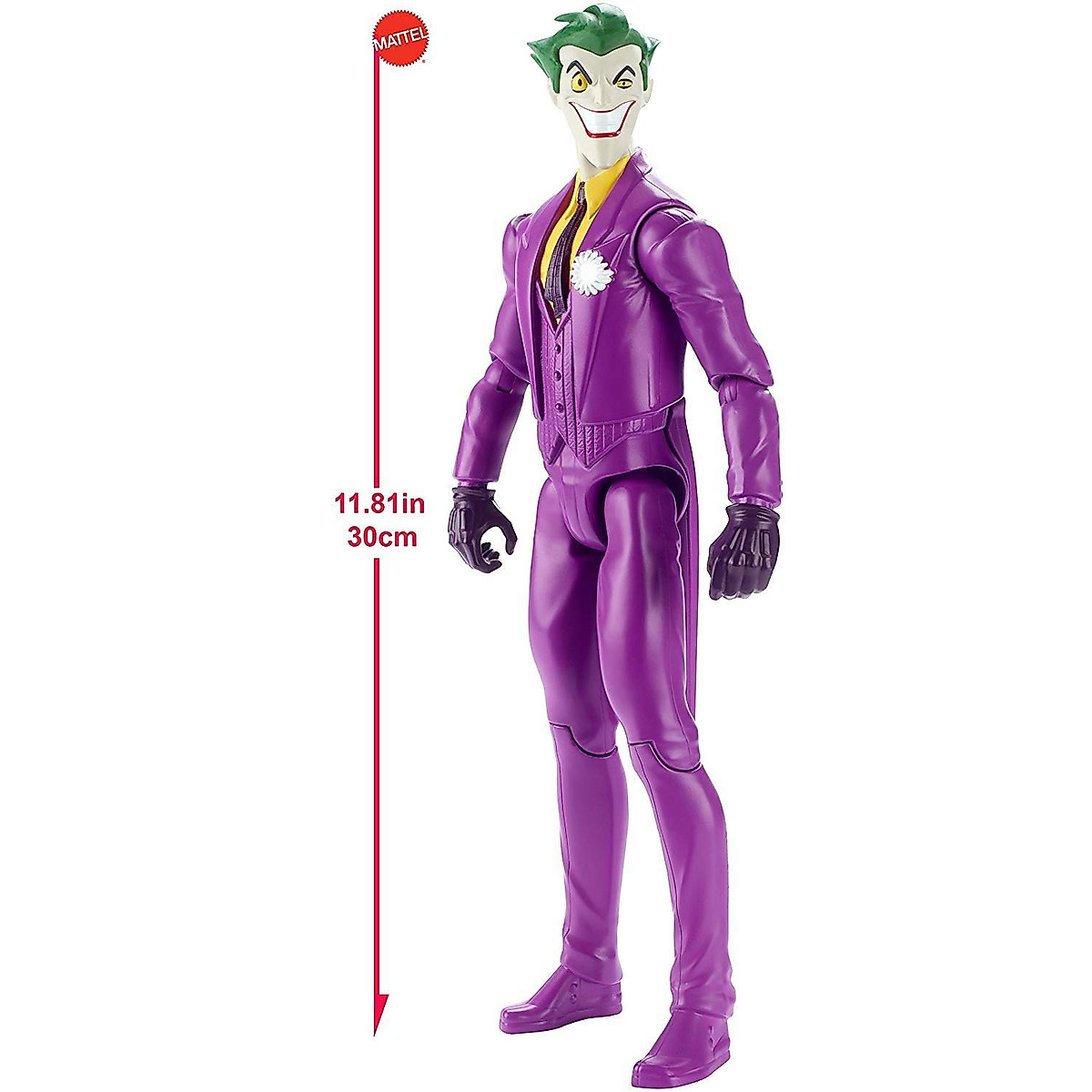 Mattel DC Justice League Action The Joker Action Figure, 12"