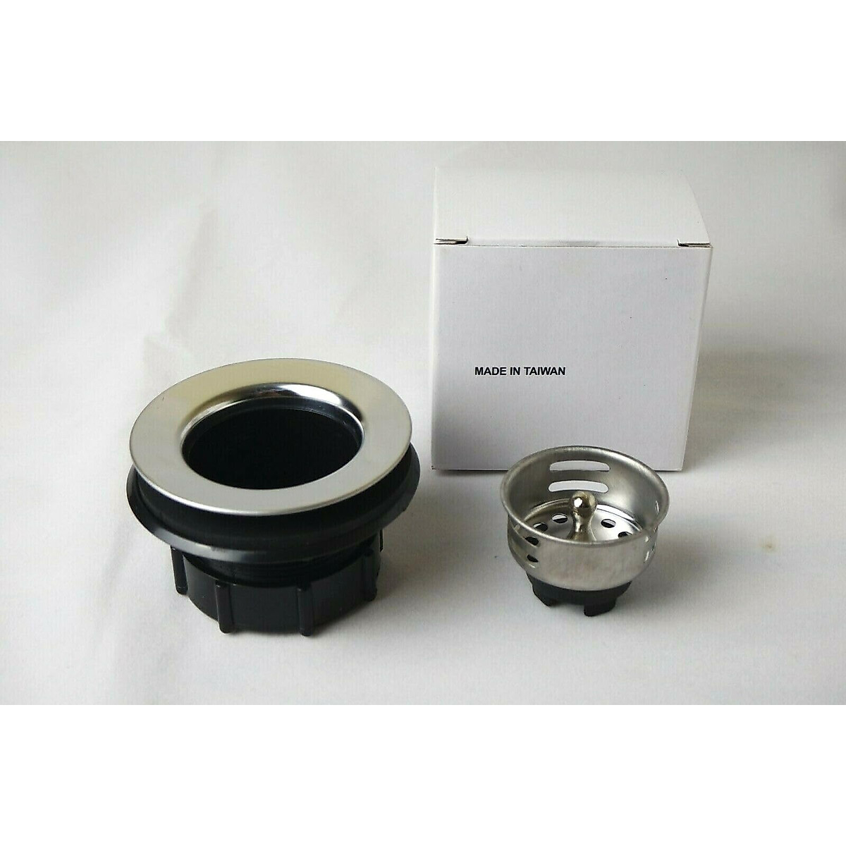 APEX RV Removable Sink Drain Assembly fits 2-2 1/2 Inch Sink Opening Diameter for 1 1/2 Inch Pipe Diameter with Stainless Steel Strainer for RV, Camper, Trailer, Marine Vessel, and Cabin.