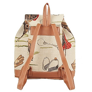 Signare Tapestry Fashion Backpack Rucksack for Women with Horse Design (RUCK-HOR)