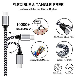 USB Type C Wall Charger Plug 5V 1A Power Adapter for Samsung Galaxy S22 S21s Ultra 5G S20 S10 S9 Plus Note 20 Note10 9 8, LG V70 V60 ThinQ G8 G6 with 2 Pack 6FT Type-C Fast Charging Cable Cords