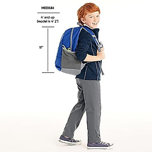 Lands' End Kids' ClassMate Medium Blue Galaxy Space