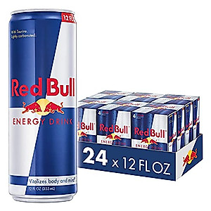 Red Bull Energy Drink, 12 Fl Oz, 24 Cans (6 Packs of 4)
