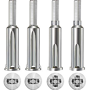 Chuangdi Wire Twisting Tools, Wire Stripper and Twister, Wire Terminals Power Tools for Stripping and Twisting Wire Cable (4 Pieces)