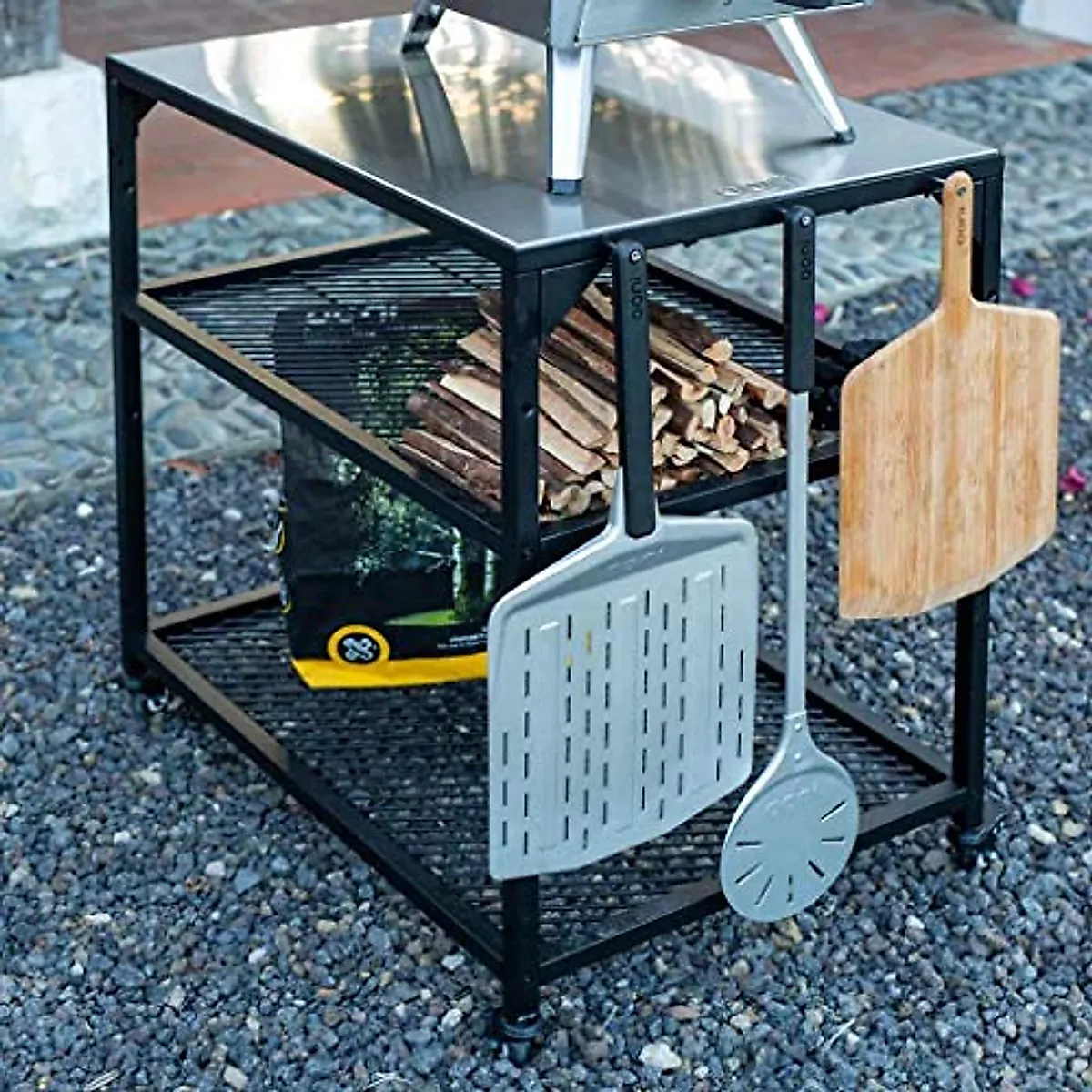 ooni Modular Table Medium Pizza Oven Accessories - Pizza Oven Table - Pizza Oven Stand Modular Table…