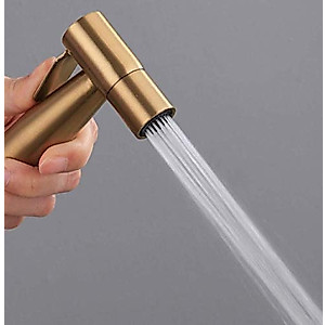 Toilet Sprayer Kit Brass Shower Sprayer Replacement Spray Compatible with Premium Cloth Diaper Sprayer - SUS304 Airbrush Bidet Toilet Set Companion