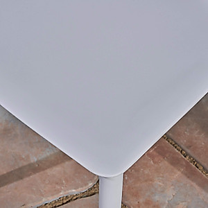 Christopher Knight Home 306512 Brynn Outdoor Plastic Chairs (Set of 2), White