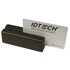Idtech IDMB-354133B MiniMag Duo Dual Head MagStripe Reader, Track 3, USB, Keyboard Emulation, Black