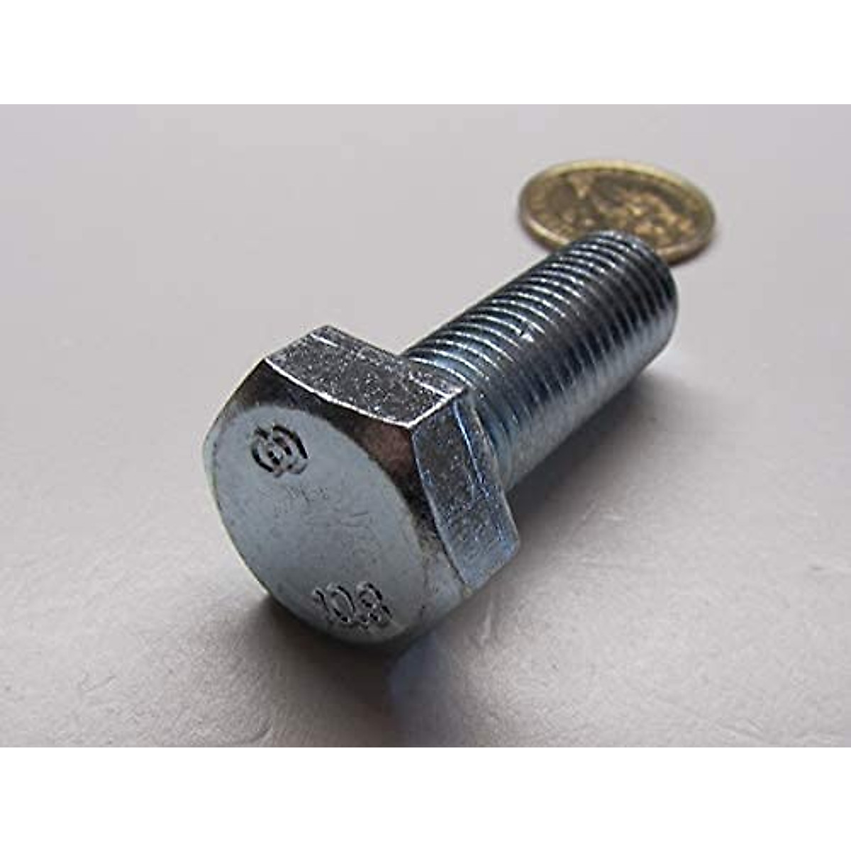 Class 10.9 Zinc Steel Hex Bolts FT M16 x 2 mm x 45 mm Long 5 pcs