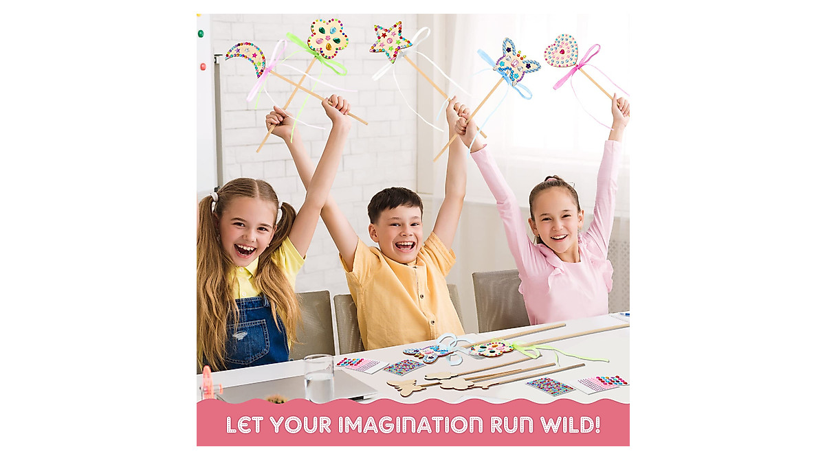 DIY Princess Fairy Wands Kit for Creative Fun