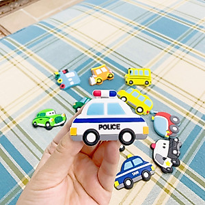 VLOOK Fridge Magnets for Kids Cartoon Car Magnetic Toys Baby Refrigerator Magnets for Whitboard Noticeboard