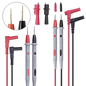 Auto Ranging Digital Multimeter TRMS 6000 Counts with 1000V 20A Multimeter Test Leads Probes Set