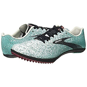 Brooks Women's Mach 19 Spikeless Running Shoe, Grey Black Atlantis, 8 UK