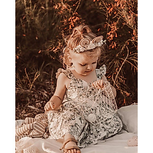 Cute Bunny Ear Headband For Toddler Baby Girls Easter Headwear Floral Rabbit Cosplay Headdress Hoop Hair Accessories