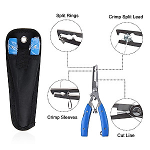 Blank Fishing Lure Making Kit 280PCS DIY Fishing Lure Kit Topwater Unpainted Swimbait Crankbaits Minnow Hard Lures Treble Hooks Fishing Pliers Eyes Stickers Make Your Own Fishing Lures