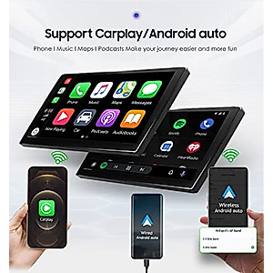 8 Core Android Car Radio for Lexus IS250 200 300 350 (2006-2012), 4GB+32GB 10.1 Inch Touch Screen Stero Support Weather Display Carplay Android Auto DSP RDS USB WiFi Bluetooth SWC 1080P