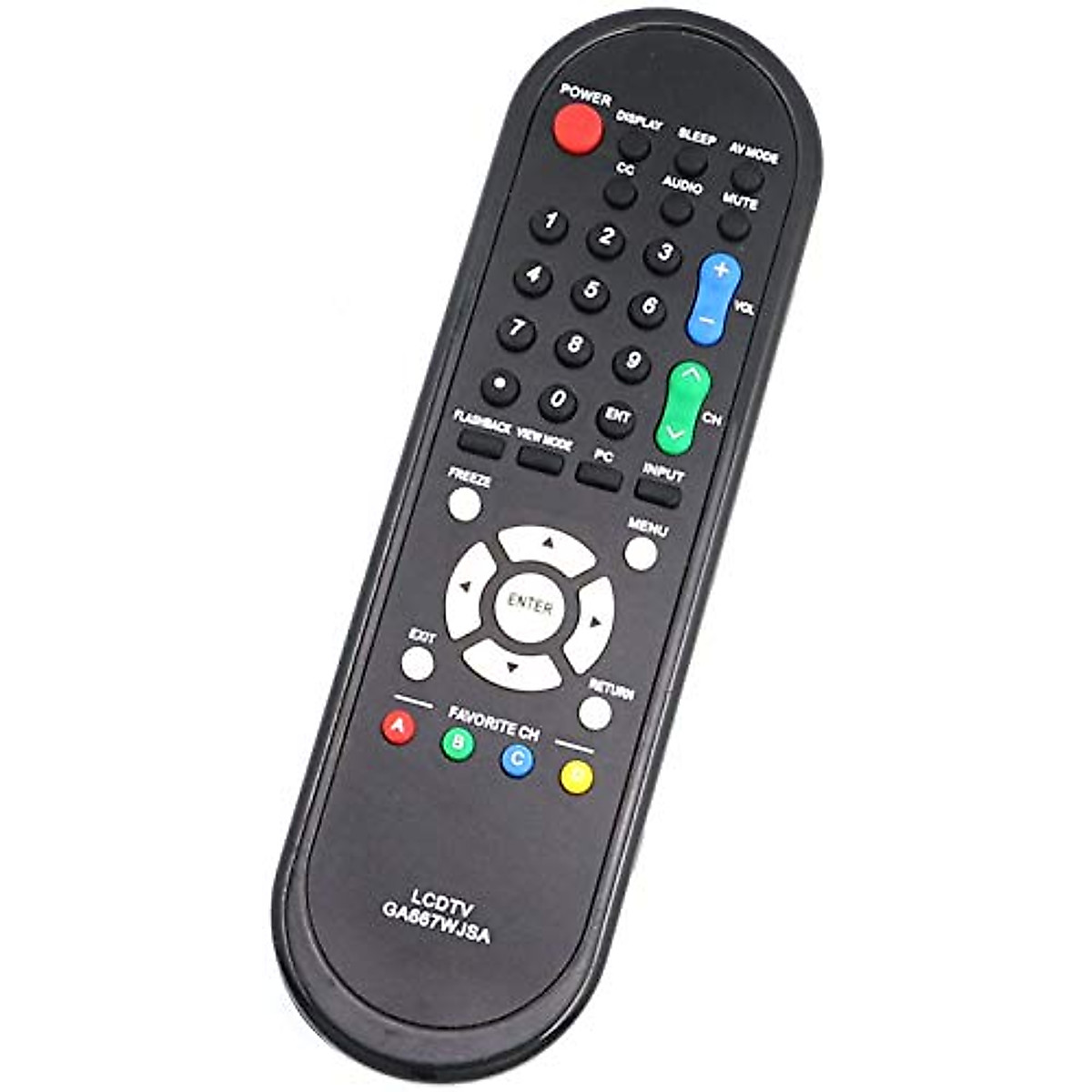 New GA667WJSA Replacement Remote Control for Sharp TV LC-32D49 LC-32D49U LC-37SB24 LC-32D44 LC-32D44U LC32D47U LC52SB55U LC37D44U LC-32D47 LC-32D47UT