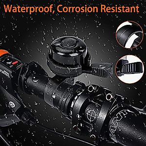 2PCS Bike Bell,Classic Brass Bicycle Bell Loud Crisp Clear Sound,Mountain, Road, Beach Cruiser, City, Sport Bikes, Bicycle Bike Bell for Adults Kids Boy Girls