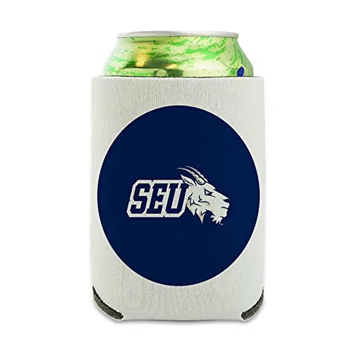 St. Edward's University Primary Logo Can Cooler - Drink Sleeve Hugger Collapsible Insulator - Beverage Insulated Holder