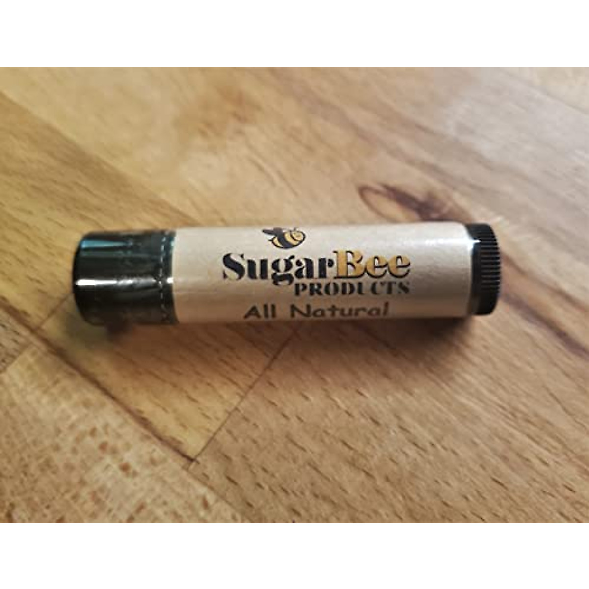 Sugar Bee Products All-Natural Lip Balm - Luxurious Lip Care | Moisturizing & Hydrating | All skin types | Beeswax + Shea Butter + Grapeseed Oil + Vitamin E (Tahitian Vanilla)