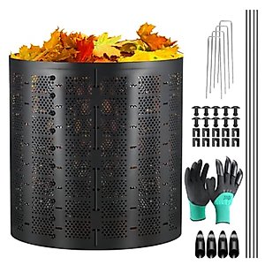NULAOBA Outdoor Compost Bin , Farm Composter Bin Outdoor,Food Cycler Composter, 220 Gallon Garden Large Compost Bin,Expandable,Easy Assembling,