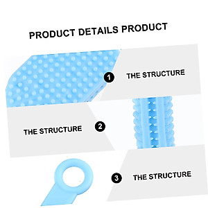 POPETPOP Pet Teething Toys Pet Toy Puppy Chew Toys Pet Dog Molar Toy Dog Toothbrush Stick Toy Dog Dental Clean Toy Teething Toys for Puppies Interactive Dog Toy Dental Stick Christmas TPR