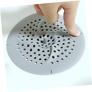 Veemoon 4pcs Floor Drain Cover Bathtub Strainer Bathtub Drain Cover Silicone Drain Cover Kitchen Sink Plug Sink Drain Filter Home Sink Filter Bath Sink Bath Filter Simple Kitchen Supplies