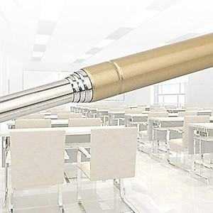 STOBOK Telescopic Pointer Teaching Pointers Extendable Hand Pointer Stainless Steel Classroom Whiteboard Pointer for Teachers (Gold)
