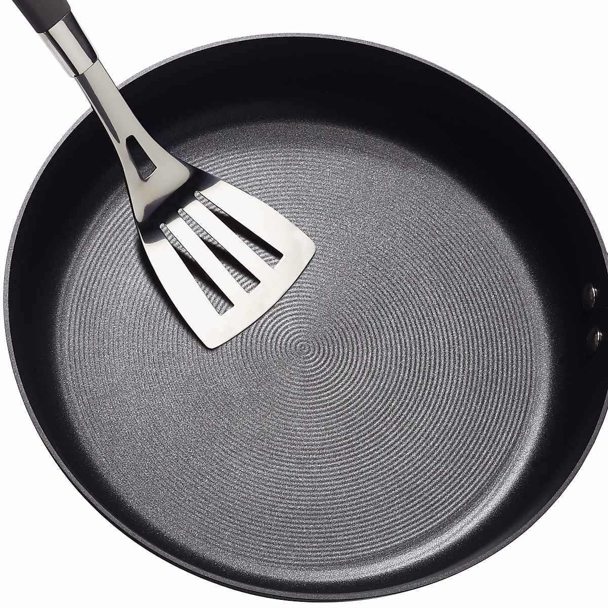 Circulon Symmetry Hard Anodized Nonstick Frying Pan Set / Skillet Set - 10 Inch and 12 Inch, Black