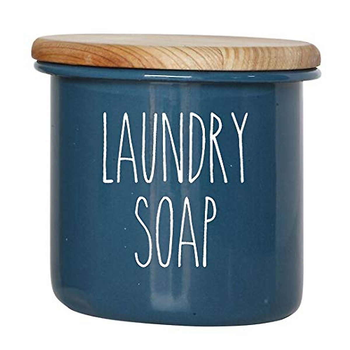 Grey - Laundry Soap Vinyl Decal - Skinny Farmhouse Style for Laundry Room - 5w x 5.5h inches - Die Cut Sticker