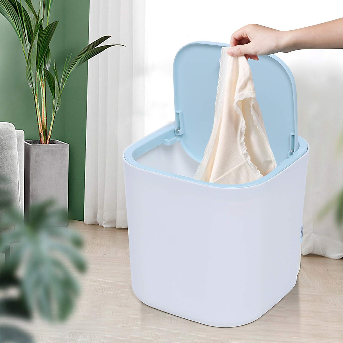 Portable Washing Machine Mini Washer Rotating USB for Travel for Limited Space Such as Dorms, Apartments, Condos, Motor Homes (B-pink)