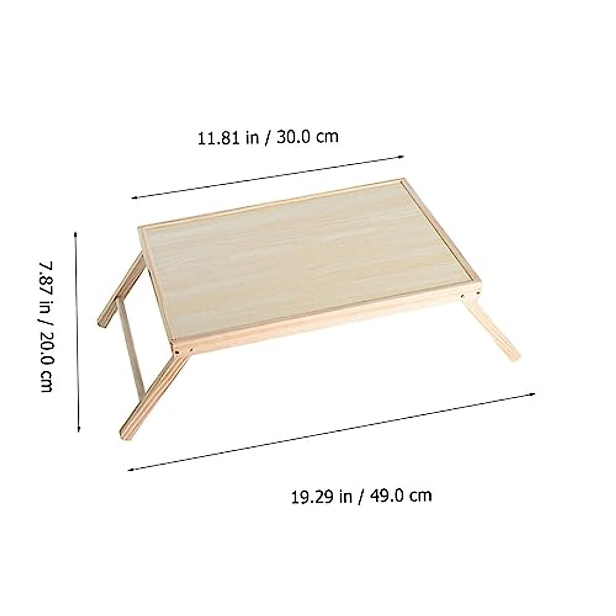 MAGICLULU 1pc Computer Desk Study Desk Foldable Breakfast Table Mini Size Breakfast Tray Serving Bed Tray Wooden Pallets Folding Trays Wooden Desk Study Table Laptop Table Home Writing Table