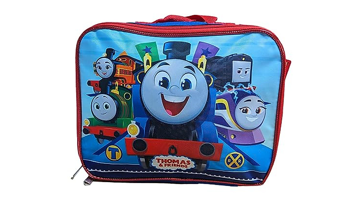 Ruz Thomas Train 16 Inch Backpack & Lunch Box