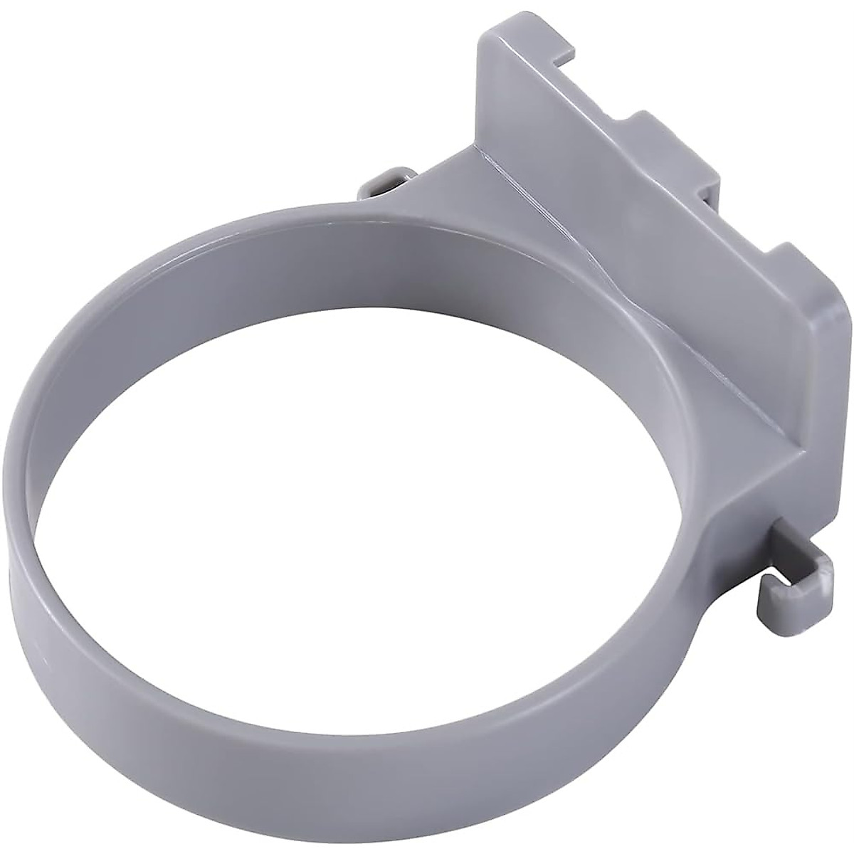 Hair Dryer Holder Wall Mounted, Self Adhesive Hair Dryer Holder, Bathroom Hair Dryer Holder, Hair Care Tools Holder Wall Mount - Extra Large Rim，Compatible with Most Hair Dryers (Grey)