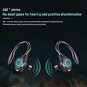2022 New Wireless Earbuds Bluetooth Headphones Sound Quality Wireless Charging Case Digital Led Intelligence Display Compatible with Android iOS for Sports Gym