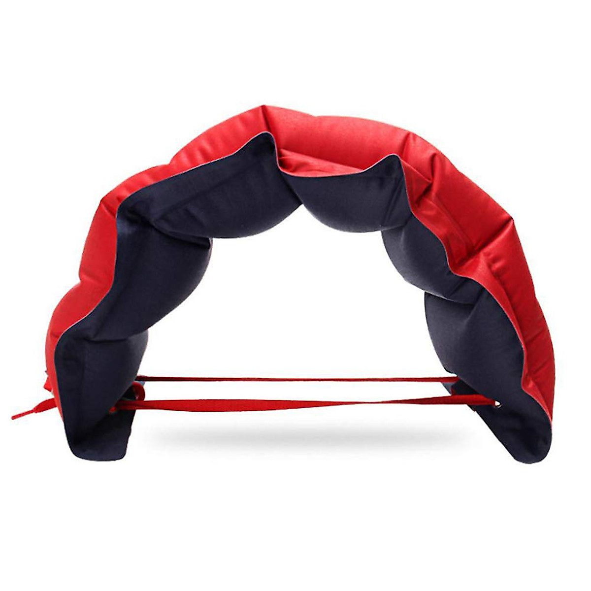 Develoo Inflatable Swim Belt, Swimming Float Belt with Rope Training Aid Floating Equipment Survival Arm Floaties Adjustable Aid Waist Belt for Kids Adult Swimming Beginner