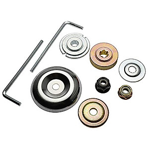 Patioer 2 Pack 9 Inch 20T Chainsaw Tooth Brush Blades for Cutter, Trimmer, Weed Eater, Lawnmower (2 Pack Different Adapter Kit Included)