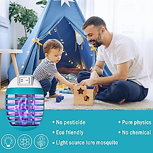 Hywean 6 Pack Plug in Bug Zapper Indoor for Flying Insect Mosquito, Electronic Mosquito Zapper Gnat Traps with LED Light for Patio